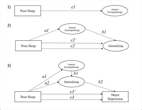 Path Diagram Of Example Model Examining Total Direct And Indirect Download Scientific Diagram