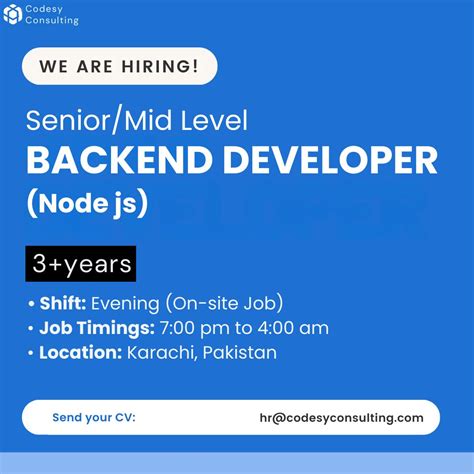 Backenddevelopment Techopportunities Codesycareers Innovation Codesy