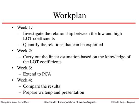 Ppt Bandwidth Extrapolation Of Audio Signals Powerpoint Presentation