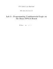 CS A Lab UCR Clean Pdf CS A Lab Report EE A Section Lab Programming