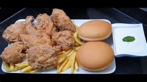 Kfc Style Fried Chicken Broast How To Make Kfc Crispy Broast By