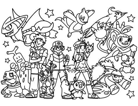Dibujos De Pokemon Para Colorear Aniyuki Anime Portal