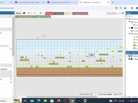 Rajon Sarker On Linkedin Construct3 Selflearning Gamedev Construct3 Construct2