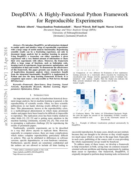 Pdf Deepdiva A Highly Functional Python Framework For Reproducible
