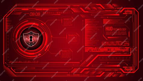 Premium Vector Hud Security Technology