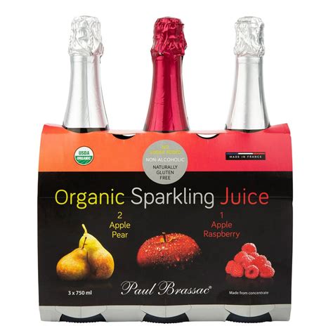 Paul Brassac Organic Sparkling Juices 3 X 750 Ml Costco