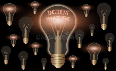 Handwriting Text Writing Incident Management Concept Meaning Process