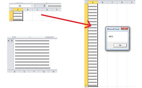 Vba Autofit Doesnt Work With Wrapped Text Stack Overflow