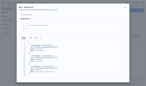 Functions Convex Developer Hub