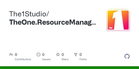 GitHub The1Studio TheOne ResourceManagement