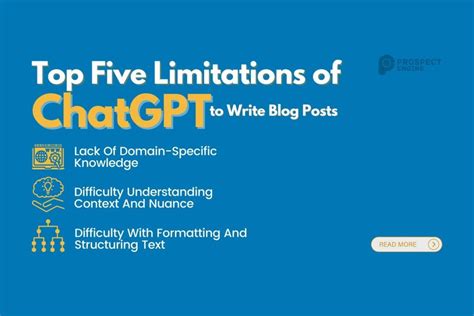 Top 5 Limitations Of ChatGPT When Writing Blog Posts