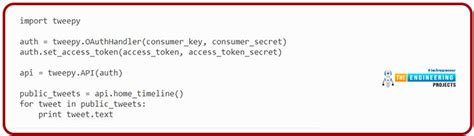 Tweeting On Raspberry Pi 4 The Engineering Projects