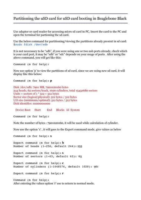 Partitioningsdcard Pdf