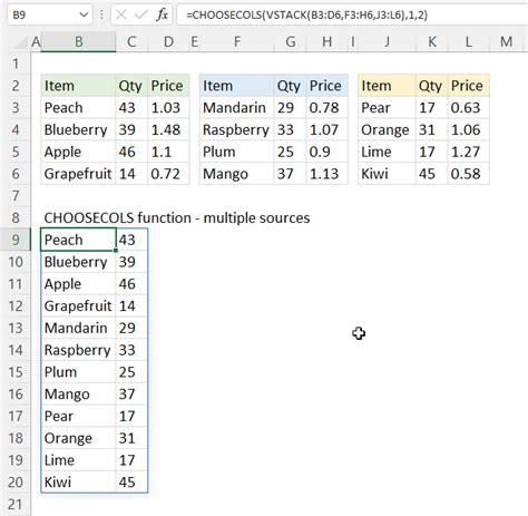 How To Use The Choosecols Function