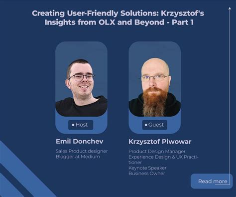 Emil Donchev On Linkedin Creating User Friendly Solutions Krzysztofs