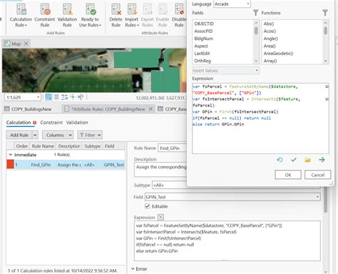 Attribute Rule Not Saving Calculation Esri Community