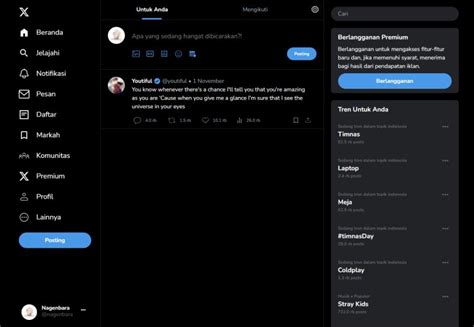 Rafif Gunawan On Linkedin Clone Twitterx With Reactjs Tailwind Feature Following Page For