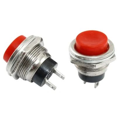 Metal Push Button Switch PCS Normal Open Momentary