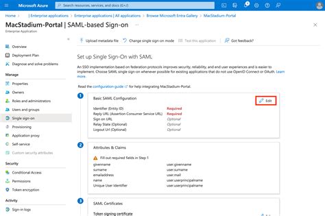 Enable Saml Sso With Azure Active Directory Macstadium