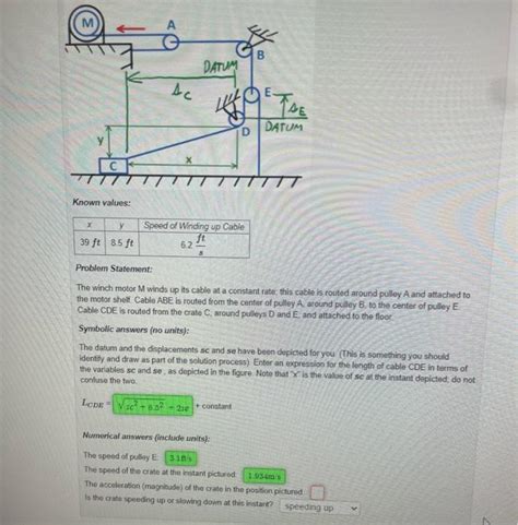 Solved Just The Acceleration Part Chegg