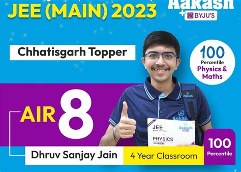 JEE Main 2023 AIR Topper List Aakash BYJU S Records Impressive Result In JEE Main 2023