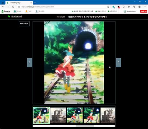 アメブロ専用 画像ビュウア「ameblo Lightbox Js」最新版 Backyard