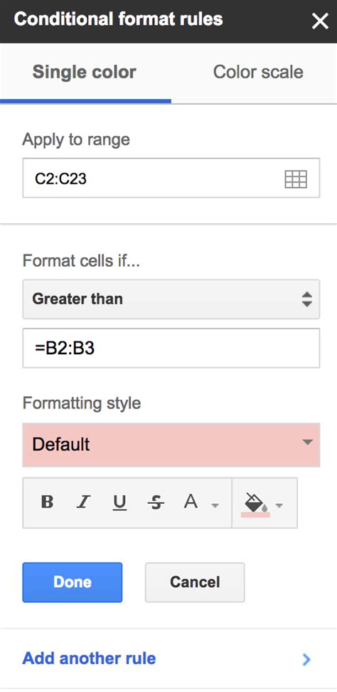 microsoft excel how to apply conditional formatting based on previous
