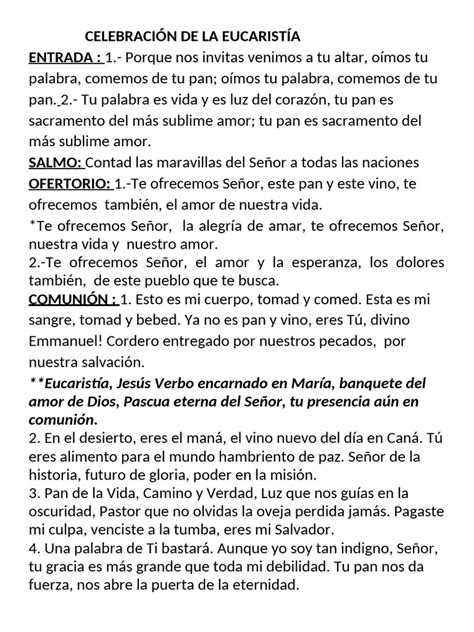 Ii Domingo Ordinario Pdf