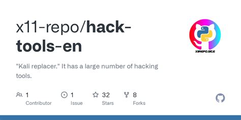 GitHub X11 Repo Hack Tools En Kali Replacer It Has A Large Number Of Hacking Tools