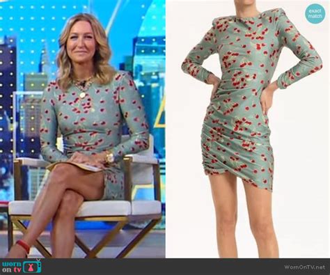 Wornontv Laras Cherry Print Dress On Good Morning America Lara
