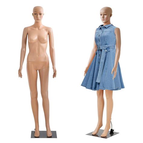 Buy Female Mannequin Dress Form Mannequin Torso Full Body Plastic Detachable Mannequin Stand 69