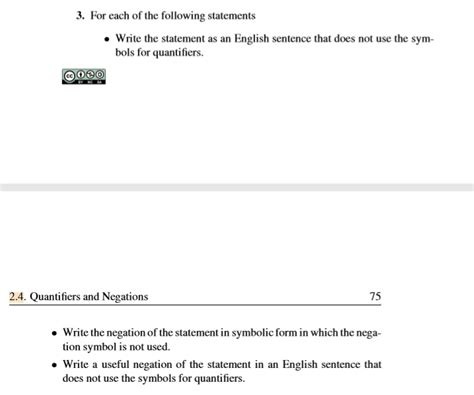 solved 3 for each of the following statements write the
