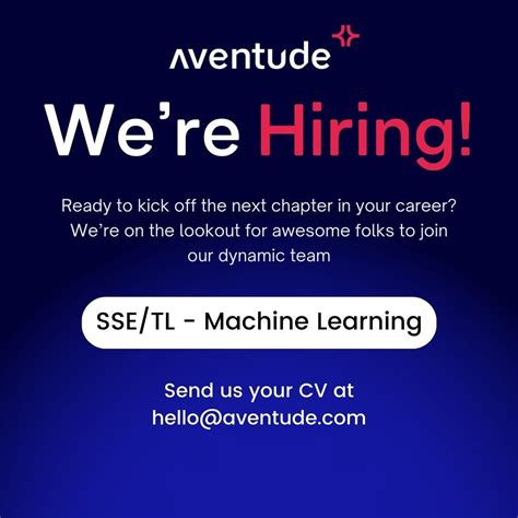 Aventude On Linkedin Hiring Techlead Softwareengineer Machinelearning Python Teamaventude