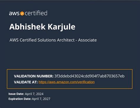 Abhishek Karjule On Linkedin Aws Awscloud Awssolutionsarchitect