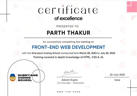 Parth Thakur On Linkedin Webdevchampion Html Css Javascript