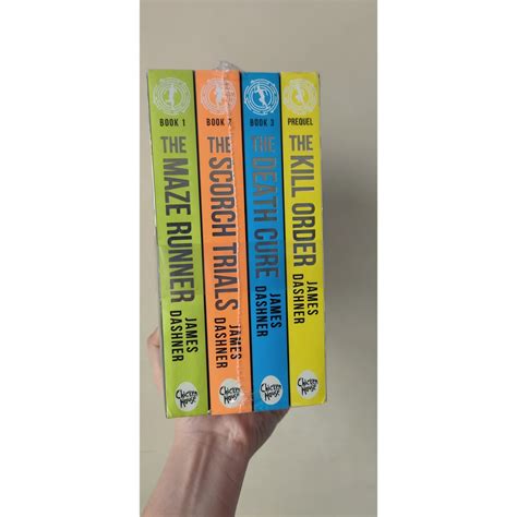 The Maze Runner Box Set Maze Runner Scorch Trials Death Cure Kill Order Shopee Philippines