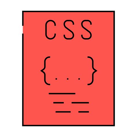 Css File Format Document Icon Color Illustration 49825890 Vector Art At Vecteezy