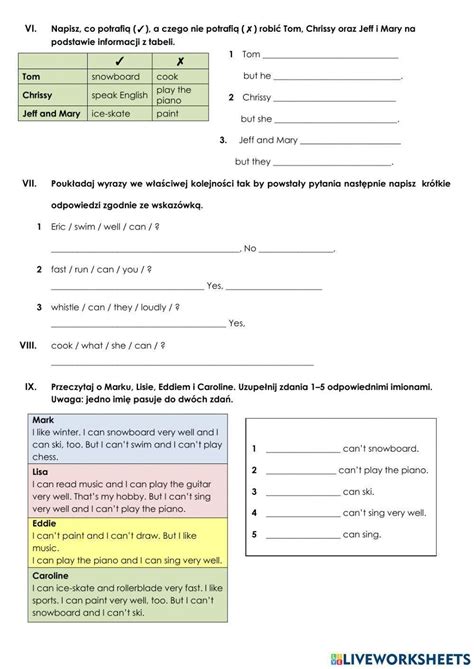 Vocabulary And Grammar Checking Worksheet