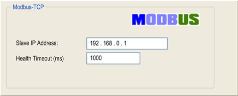 Modbus Tcp Settings