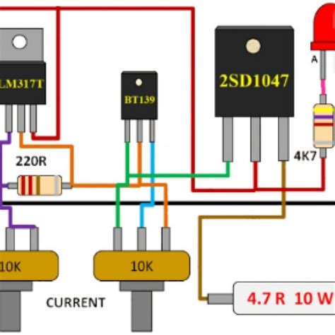 Circuit Diagram Of Variable DC Power Supply Download Scientific Diagram