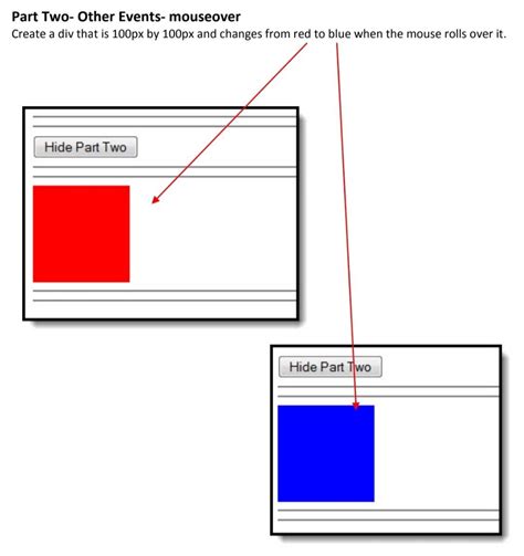 part one jquery selectors and events recreate the
