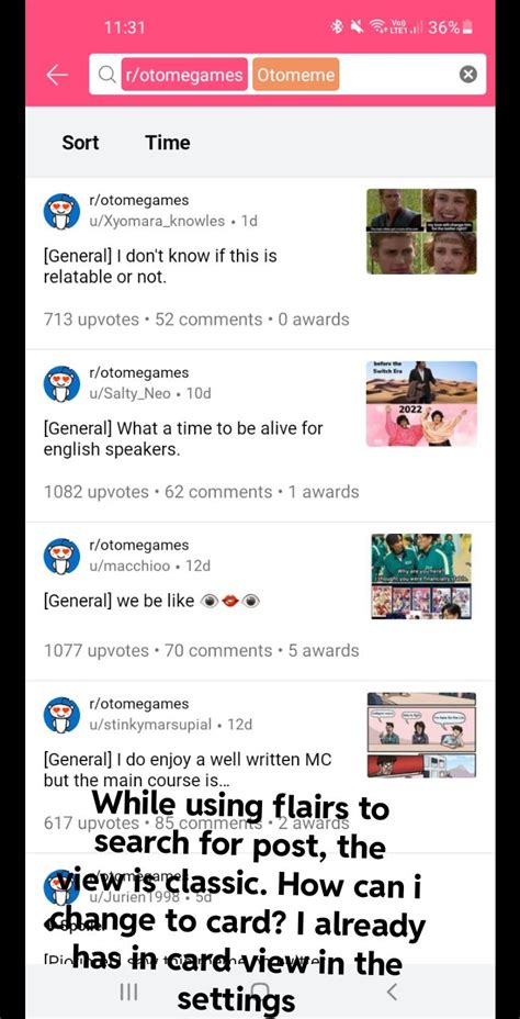 2022180473740 Android Inconsistent View Settings Is This A Bug