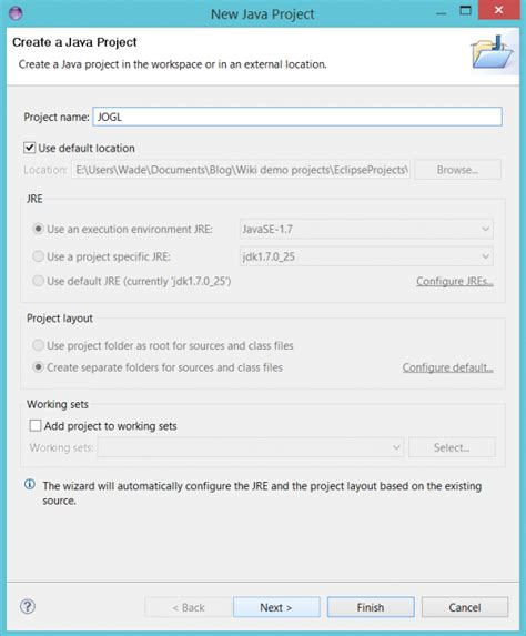 Setting Up A Jogamp Project In Your Favorite Ide Jogampwiki