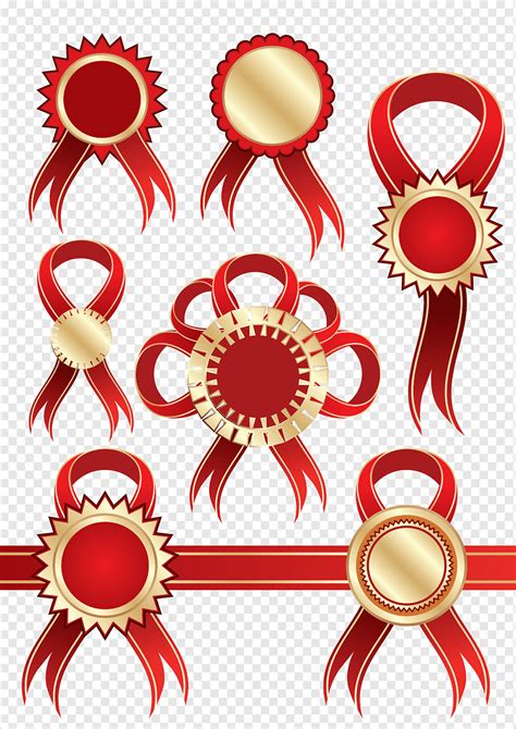 Red Ribbon Badge Png Pngwing
