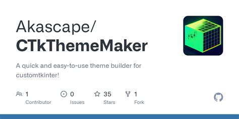 Github Akascape Ctkthememaker A Quick And Easy To Use Theme Builder For Customtkinter