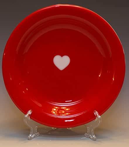Fused Glass Pasta Bowl Round Red Glass Bowl Round Large Red Fused Glass Dish With