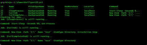 PowerShell Getting Started Jobs The Ginger Ninja
