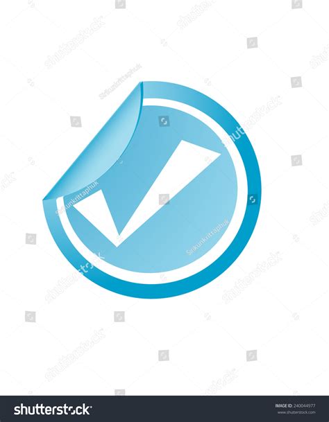 Check List Button Icon Check Mark Stock Vector Royalty Free Shutterstock