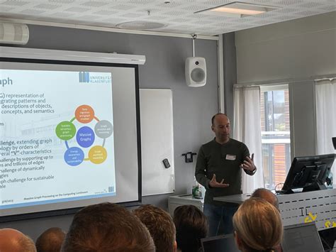 presentation of radu prodan on “massive graphs on the computing continuum” in the seminar on “ai