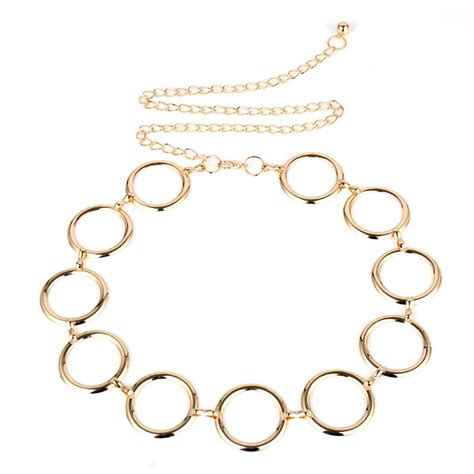 Metal Waist Chain Belt Women Dresses Waist Chain L Vicedeal